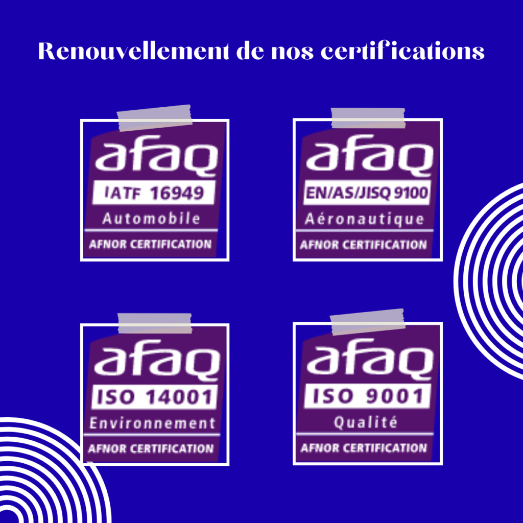 Renewal of our AFNOR certifications : a milestone in our continuous ...